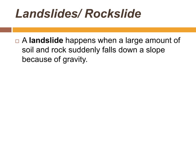 Gravity erosion | PPTX