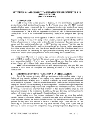GRAVITY FILTER FOR WATER FILTRATION IN INDUSTRIAL SCALE | PDF