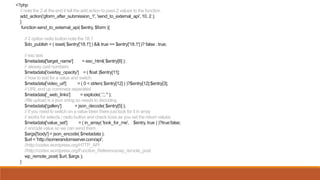 WordPress overloading Gravityforms using hooks, filters and extending classes | PPTX