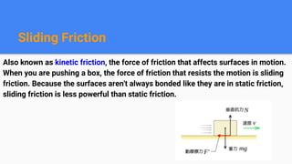 Example Of Kinetic Friction In Daily Life