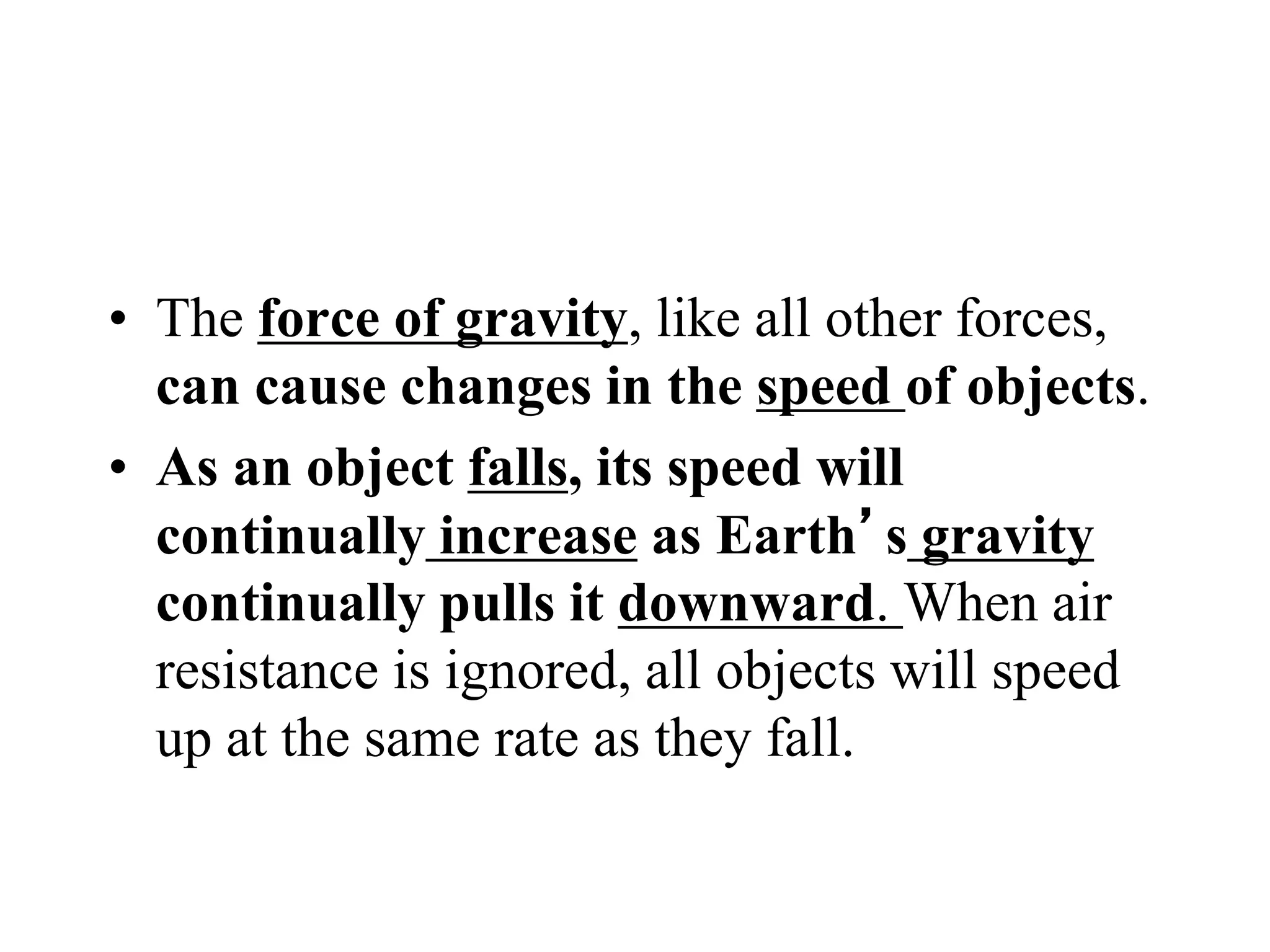 gravity and friction ppt | PPT
