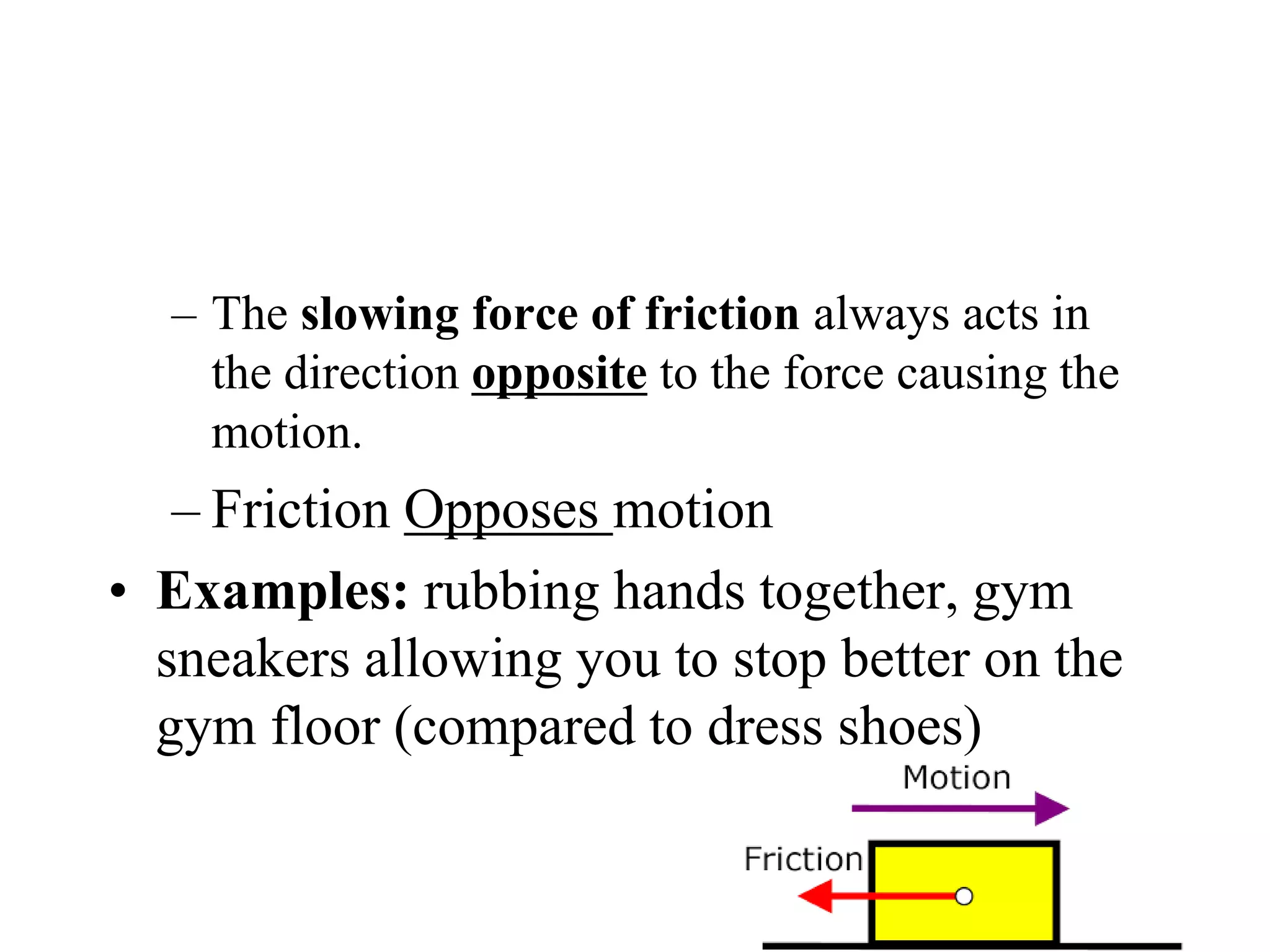 gravity and friction ppt | PPT