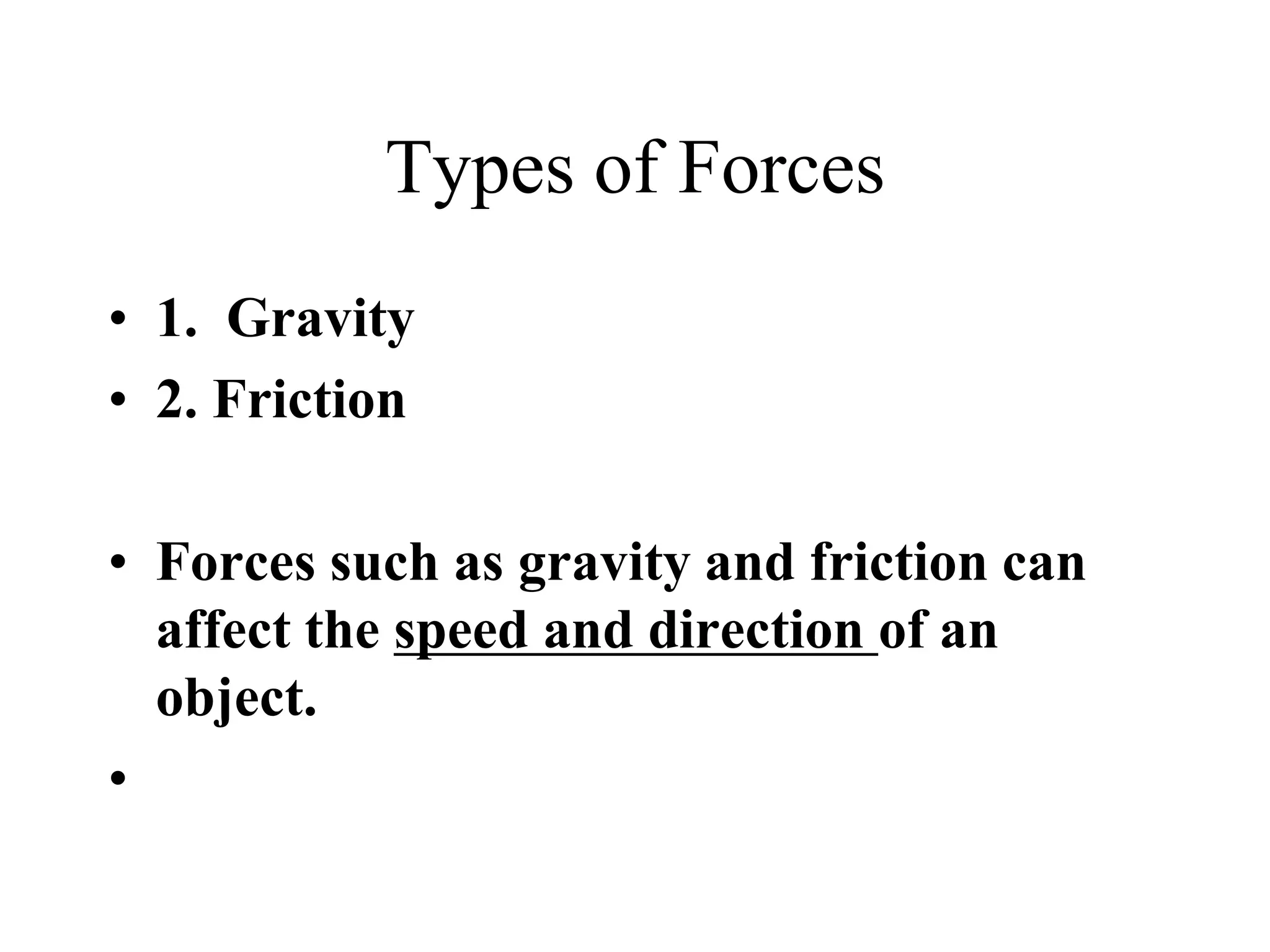 gravity and friction ppt | PPT