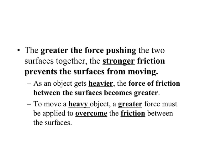 gravity and friction ppt | PPT