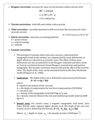 Gravity & magnetic methods in geology | PDF