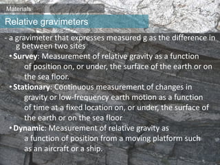 Gravity method report | PPTX