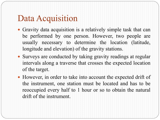 Gravity method | PPTX