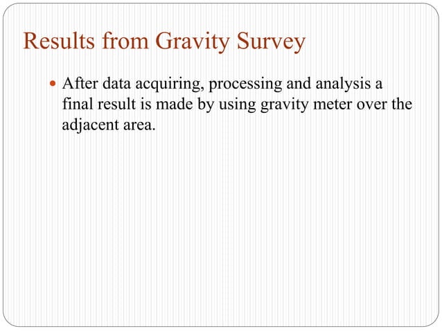 Gravity method | PPTX
