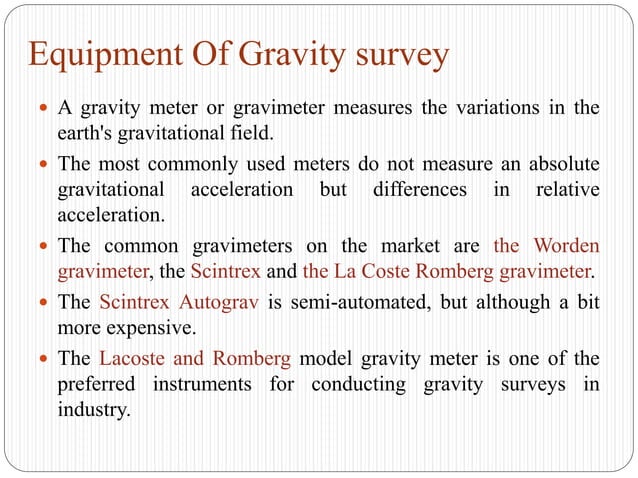 Gravity method | PPTX
