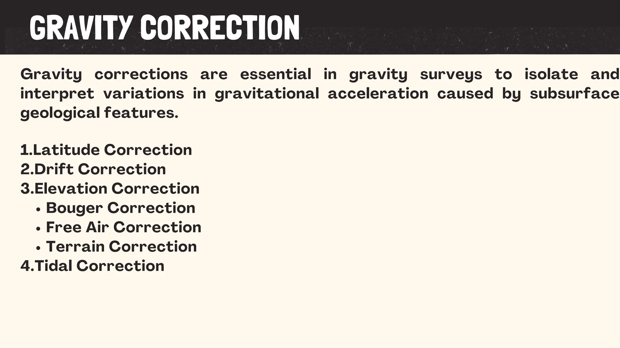 Gravity Survey Exploration Method, Gravity Anomalies , Gravity reduction , Gravity correction ...