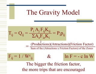 Gravity Model Calibration.ppt