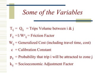 Gravity Model Calibration.ppt