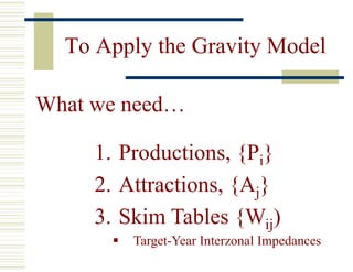 Gravity Model Calibration.ppt