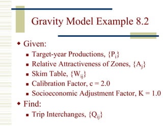 Gravity Model Calibration.ppt