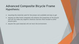 Composite Materials, Advanced Composite Bicycle Frame IDM12 | PPT