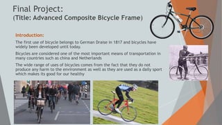 Composite Materials, Advanced Composite Bicycle Frame IDM12 | PPT