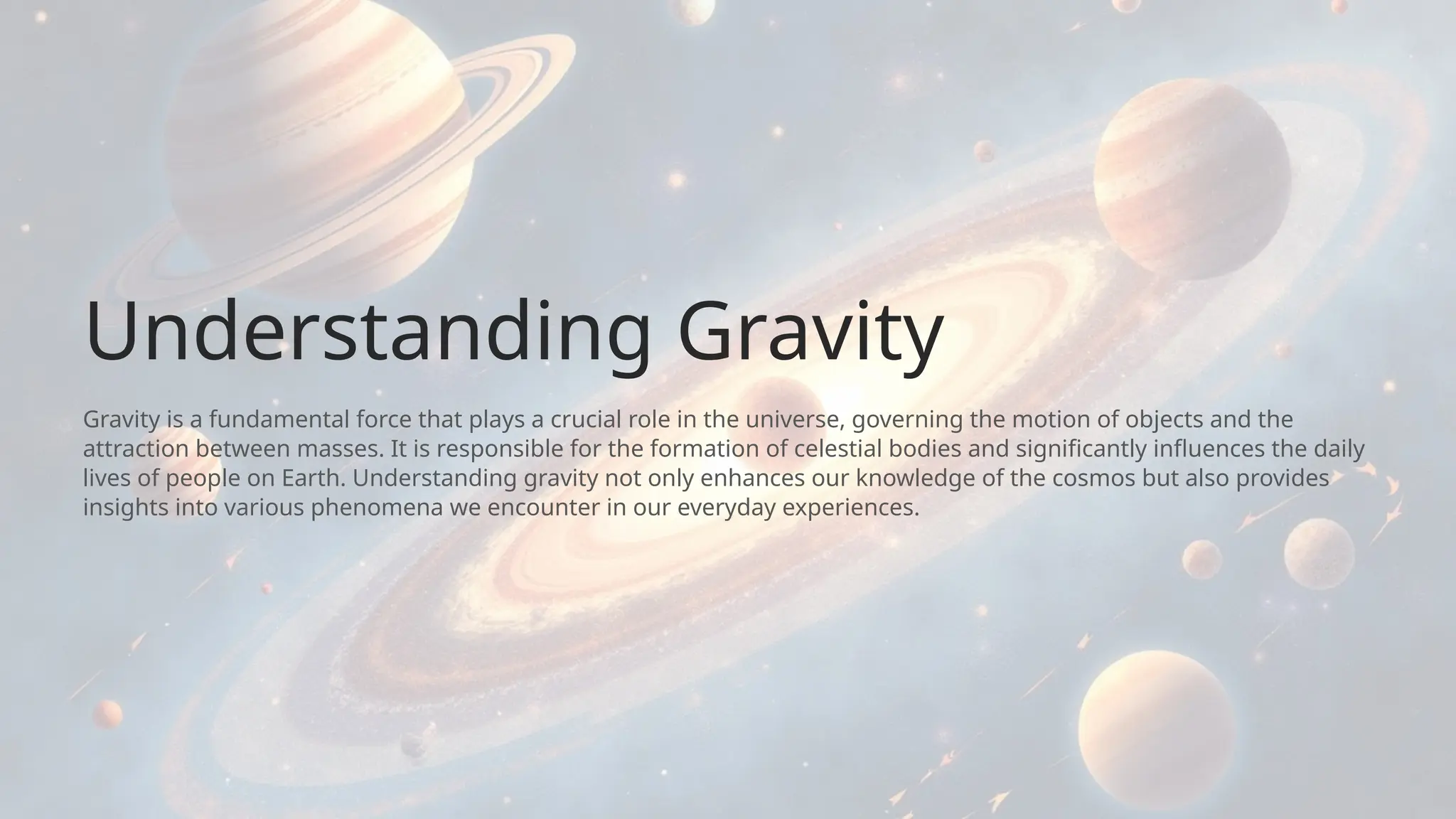 Gravity presentation a fundamental force.pptx