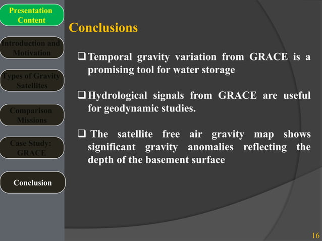 Gravity satellites case study gravity recovery and climate experiment ...