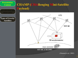 Gravity satellites case study gravity recovery and climate experiment ...