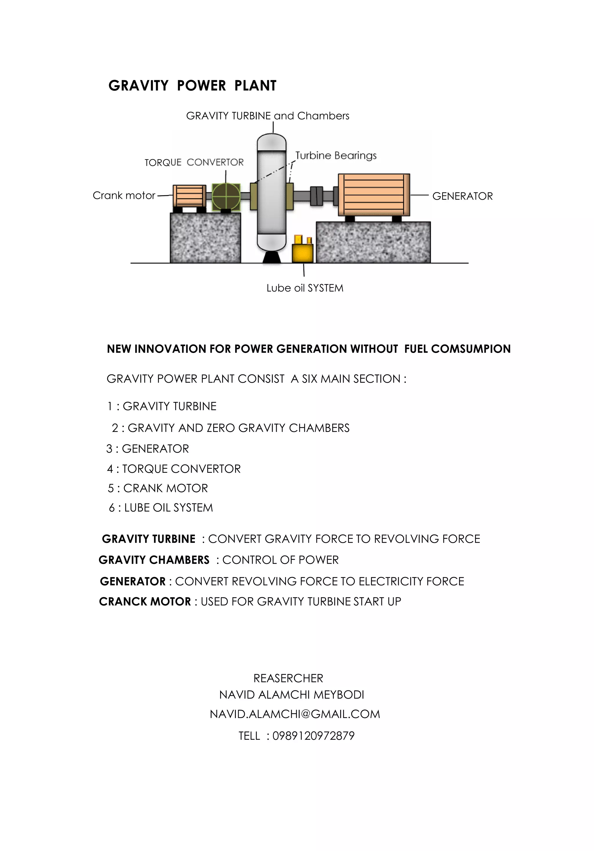 GRAVITY POWER PLANT | PDF