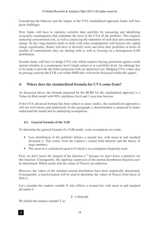 CVA Capital Charge under Basel III standardized approach | PDF