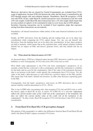 CVA Capital Charge under Basel III standardized approach | PDF