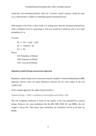 Basel II IRB Risk Weight Functions | PDF