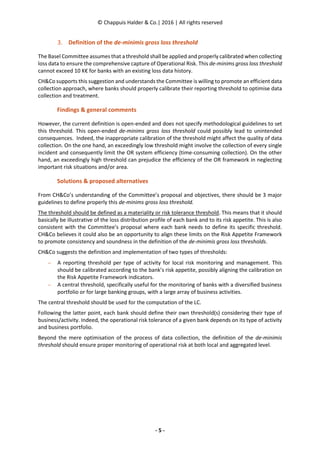 SMA | Comments on BCBS (June 2016) consultation (Standardized ...