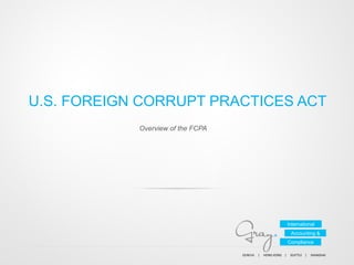 Foreign Corrupt Practices Act | PPT