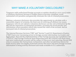Offshore Voluntary Disclosure | PPT