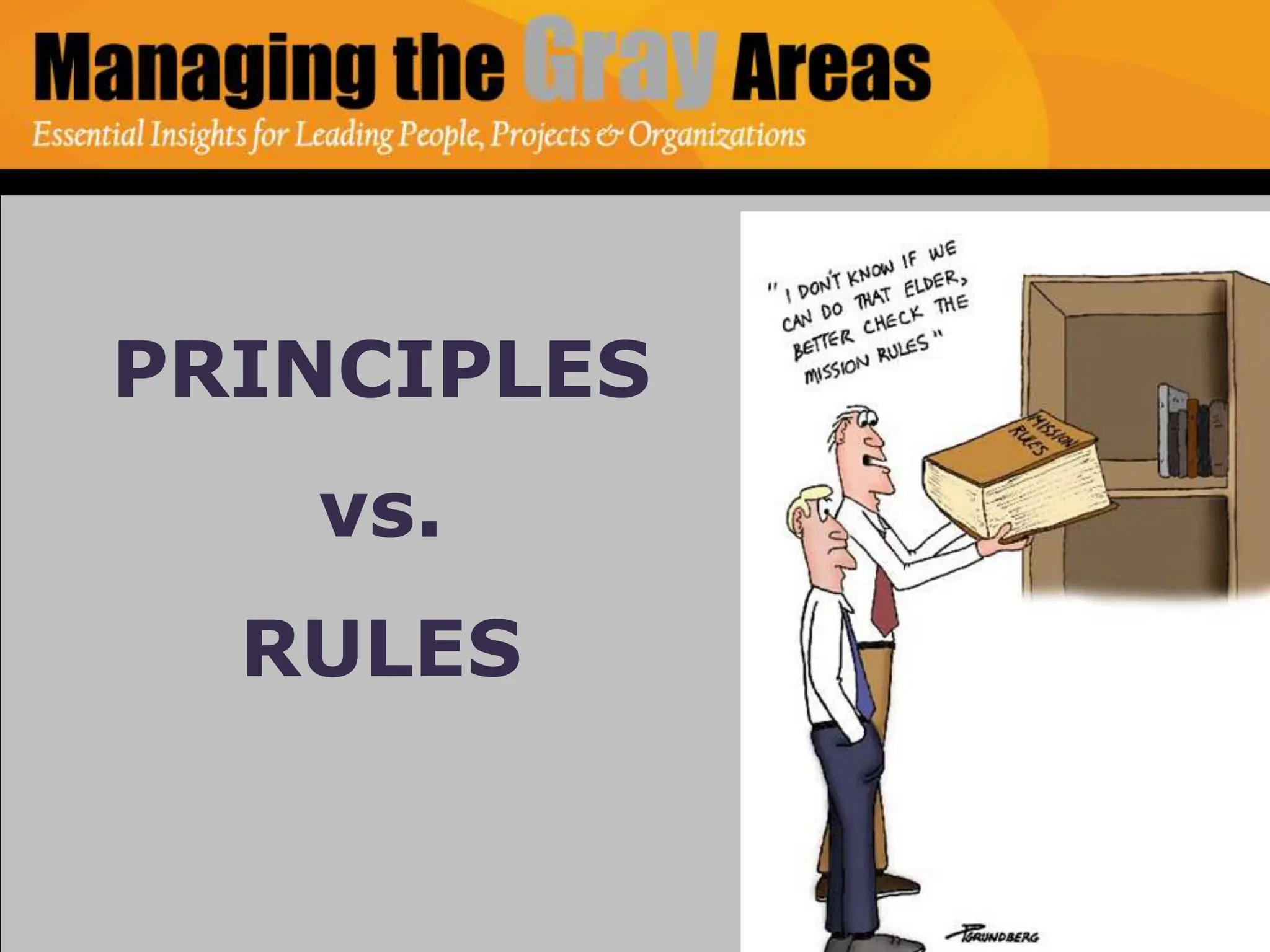 Managing the Gray Areas | PPT