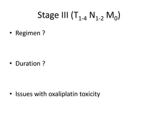 Gray areas in the management of colorectal cancer | PPTX