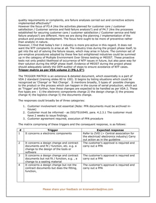 Gray areas of vda 6.3 process auditors | PDF