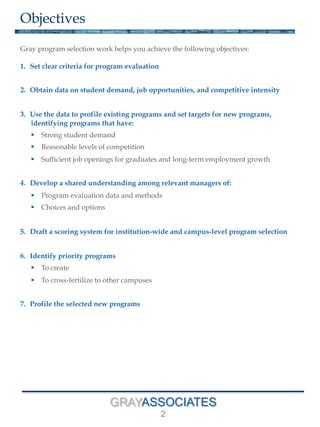 Gray Associates - Program Selection and Assessment | PDF