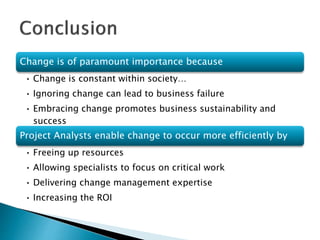 The Importance of Change Within Business | PPTX