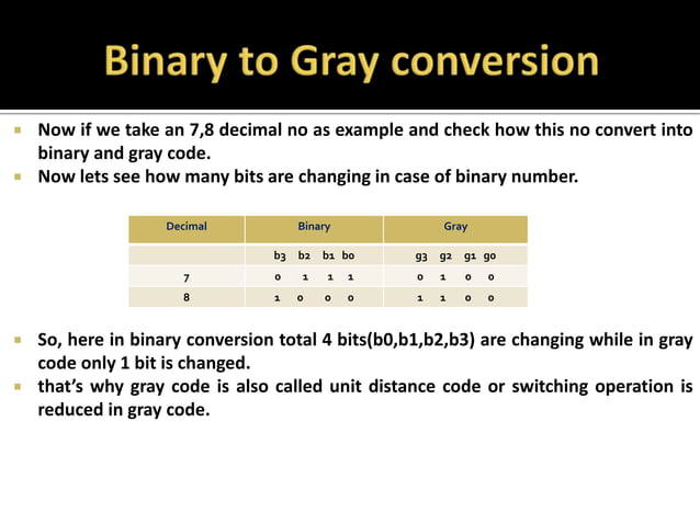 Gray Code.pptx | Computing | Technology & Computing