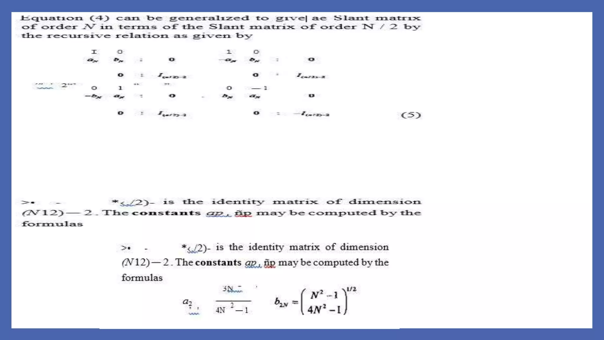 Gray Image Watermarking using slant transform - digital image processing | PPTX
