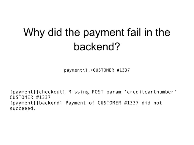 Graylog2 use cases for distributed web applications | ODP | Web ...
