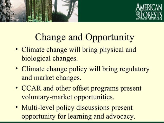 Advancing a Reforestation Project Under the CCAR | PPT