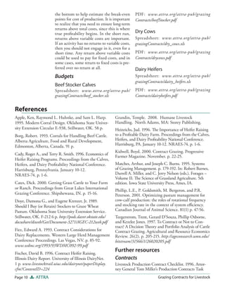 Grazing Contracts for Livestock | PDF