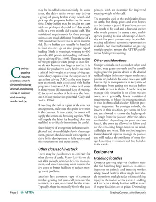 Grazing Contracts for Livestock | PDF