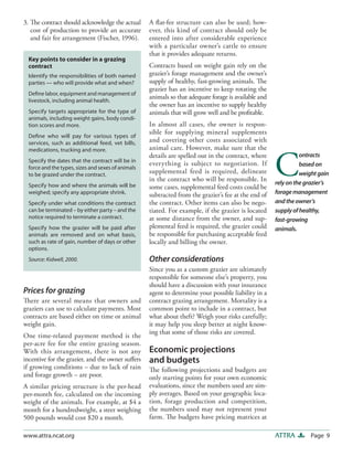 Grazing Contracts for Livestock | PDF