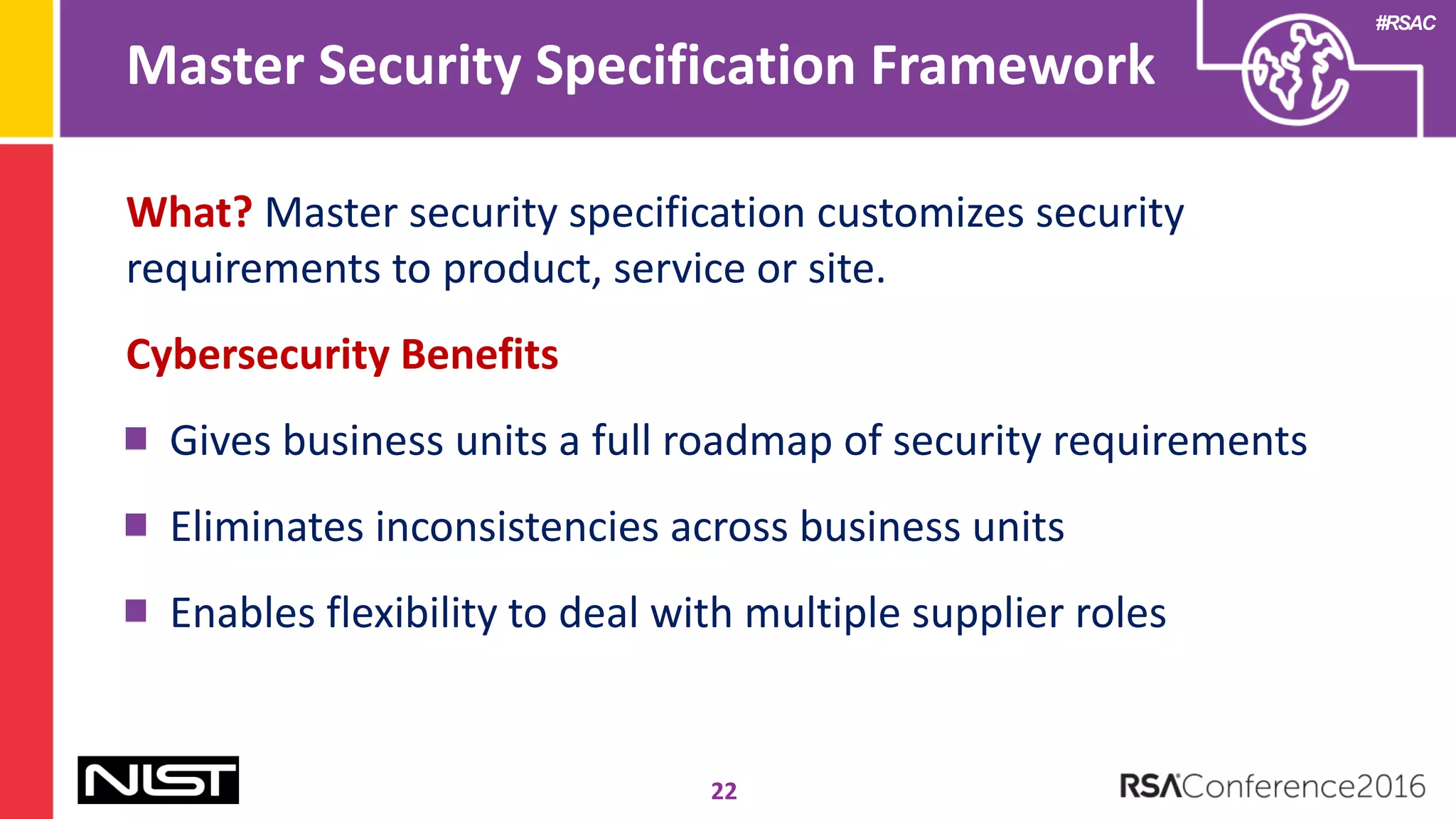 Integrating Cybersecurity into Supply Chain Risk Management | PPT