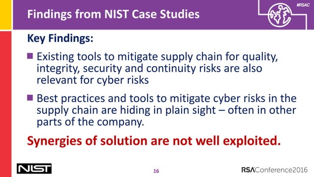 Integrating Cybersecurity into Supply Chain Risk Management | PPT