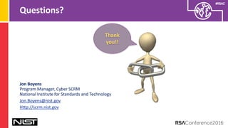 Integrating Cybersecurity into Supply Chain Risk Management | PPT