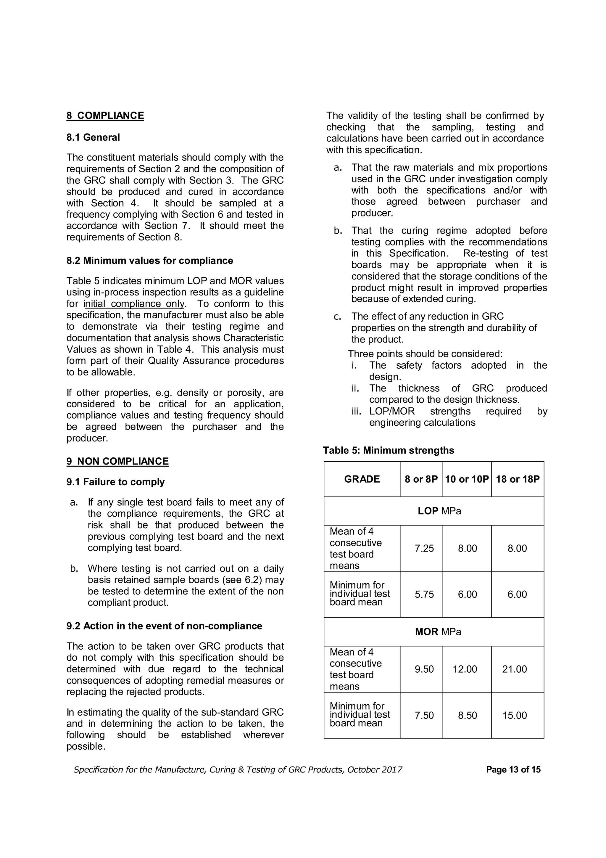 Grca specification | PDF