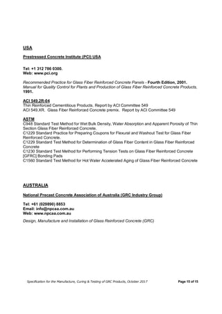 Grca specification | PDF