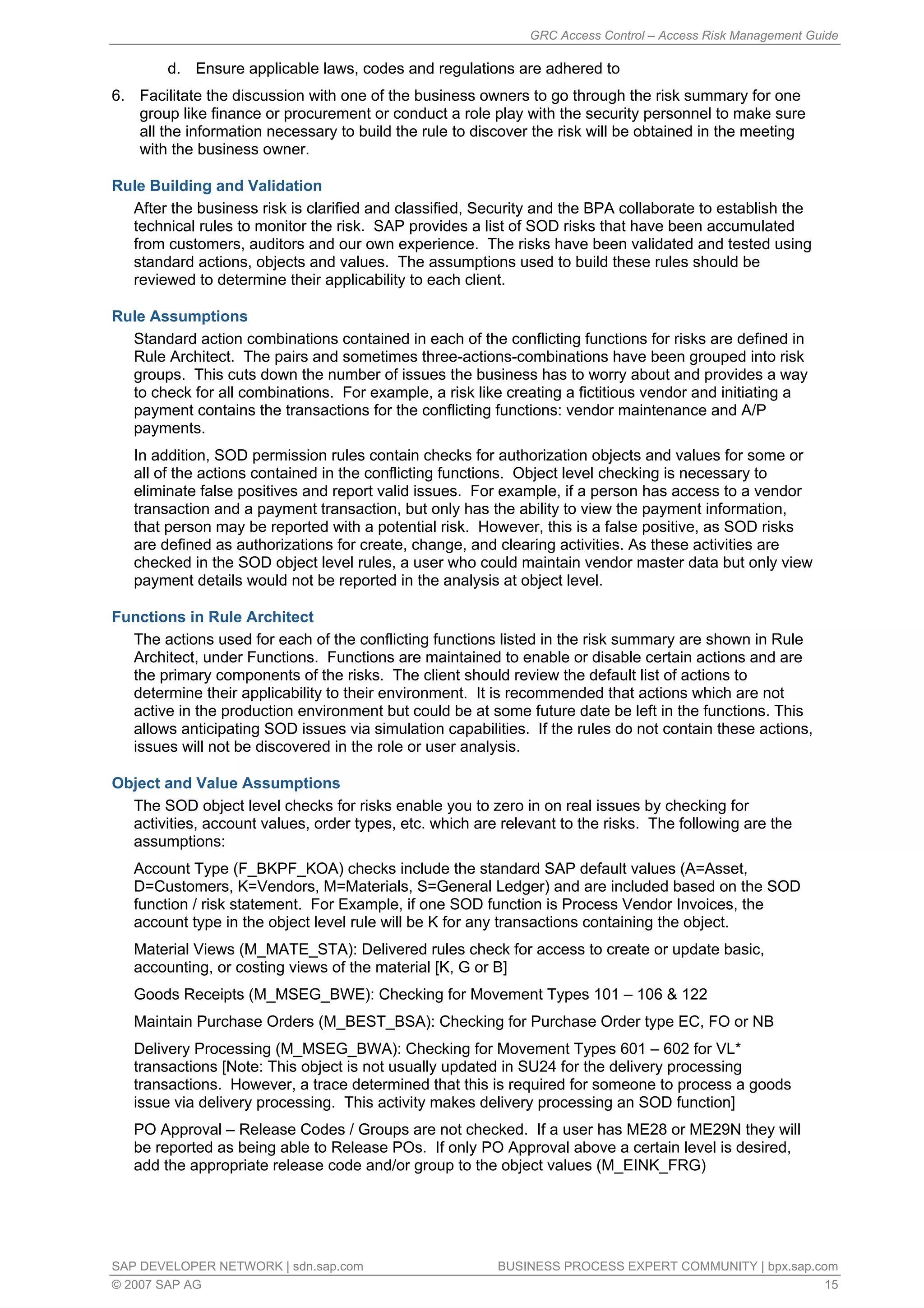 GRC access control access risk management guide | PDF | Databases | Computer Software and ...