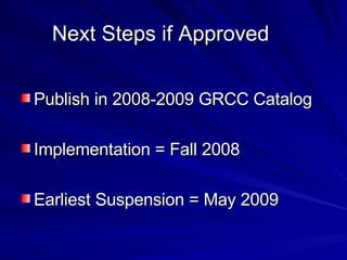 GRCC Academic Standing | PPT
