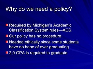 GRCC Academic Standing | PPT